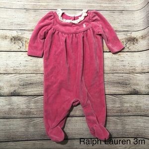 Ralph Lauren | One Pieces | Ralph Lauren Velour Outfit | Poshmark